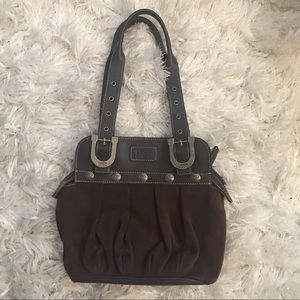 UGG Bags | Grab Bag Mini Tote Purse Pink Suede Leather | Poshmark